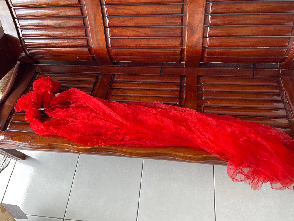 Chinese red ribbon door decor, Furniture & Home Living, Home Decor ...