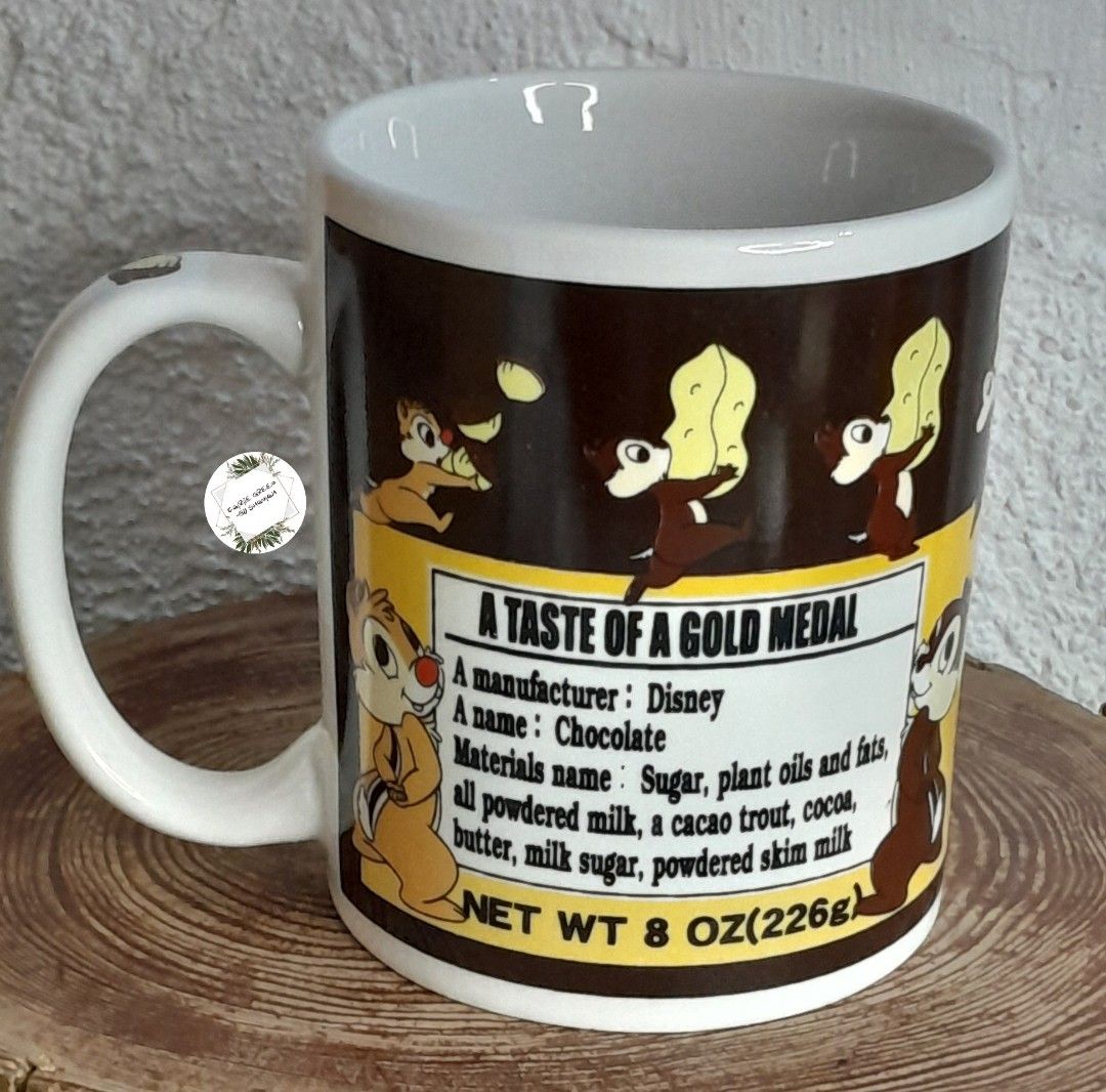 CHIP N DALE Disney Coffee Cup Mug *Read Description*, Hobbies & Toys ...