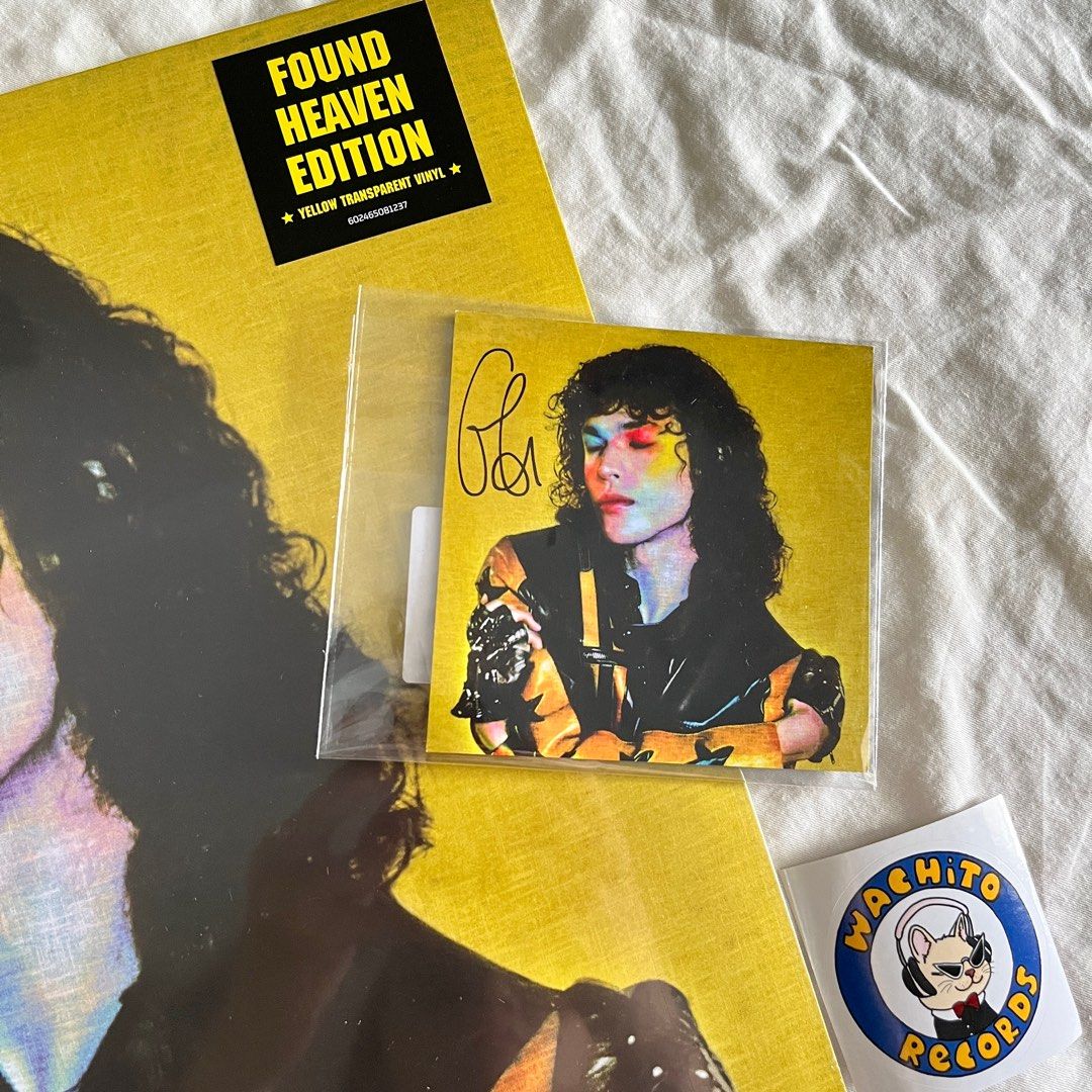 Conan Gray - Found Heaven (Yellow Transparent Vinyl with Signed artcard ...