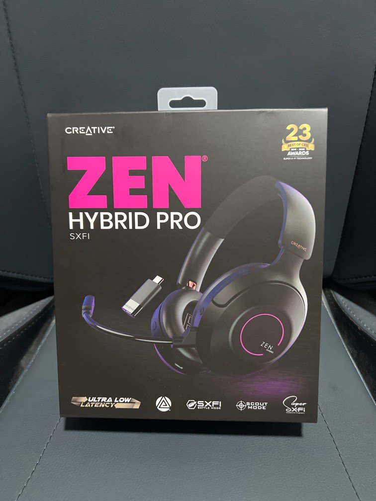 Creative Zen Hybrid Pro SXFI Gaming Headset, Audio, Headphones & Headsets on Carousell