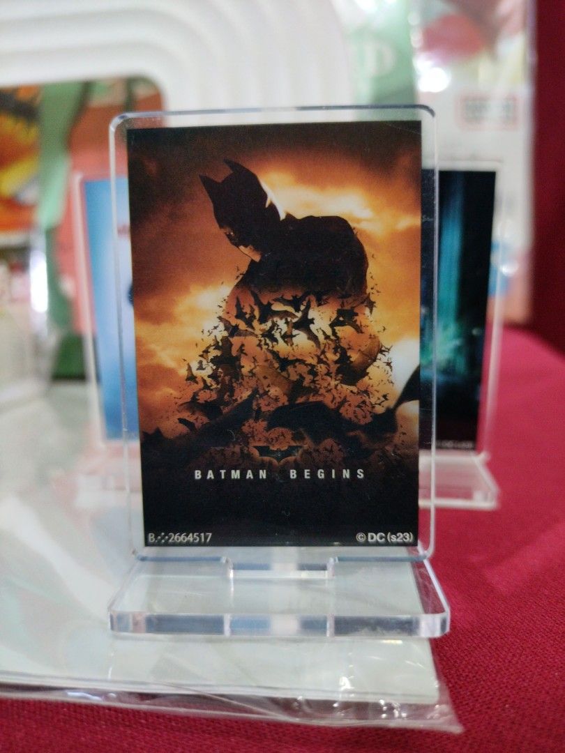DC Batman & Joker movie poster mini acrylic stand, Hobbies & Toys ...
