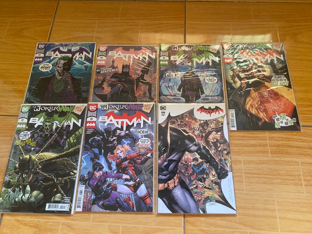 DC Batman Comic lot 93-100, Hobbies & Toys, Books & Magazines, Comics ...
