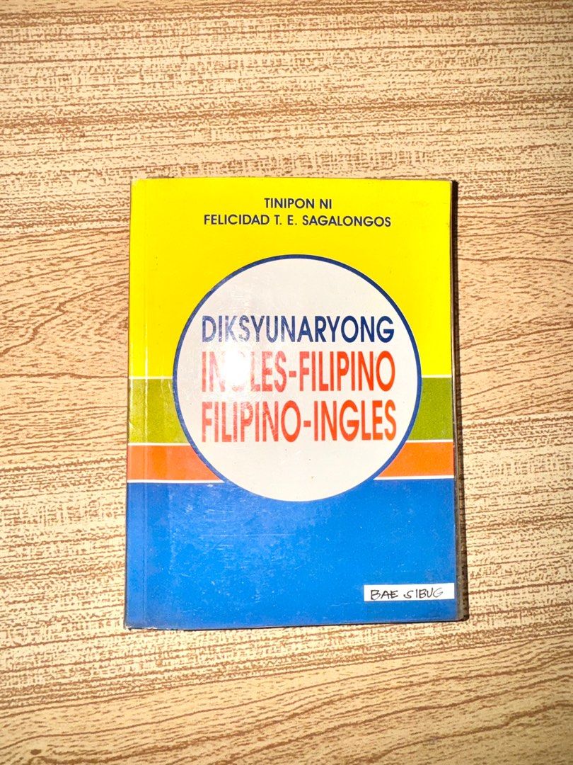 DIKSYUNARYONG IN LES-FILIPINO FILIPINO-INGLES and BARRON'S REFERENCE ...