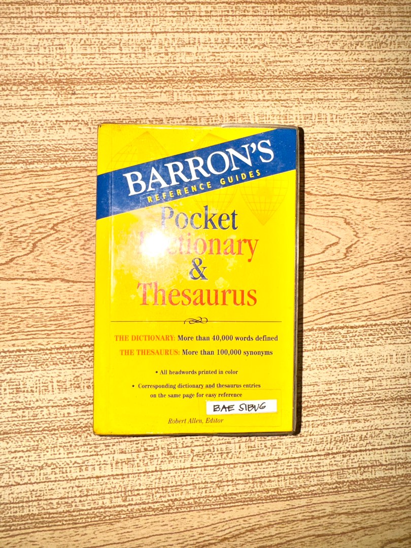 DIKSYUNARYONG IN LES-FILIPINO FILIPINO-INGLES and BARRON'S REFERENCE ...