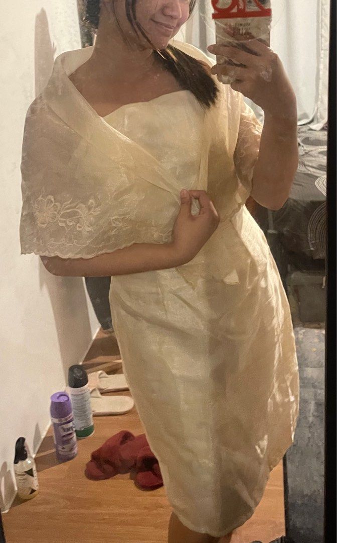 Filipiniana with Alampay, Women's Fashion, Dresses & Sets, Traditional ...