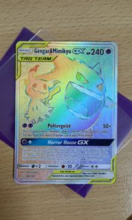 Gengar Mimikyu GX, Hobbies & Toys, Toys & Games on Carousell