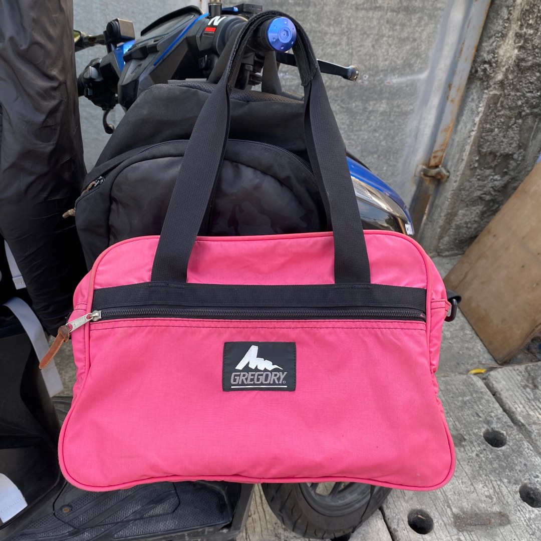 Gregory pink duffel bag, Men's Fashion, Bags, Sling Bags on Carousell