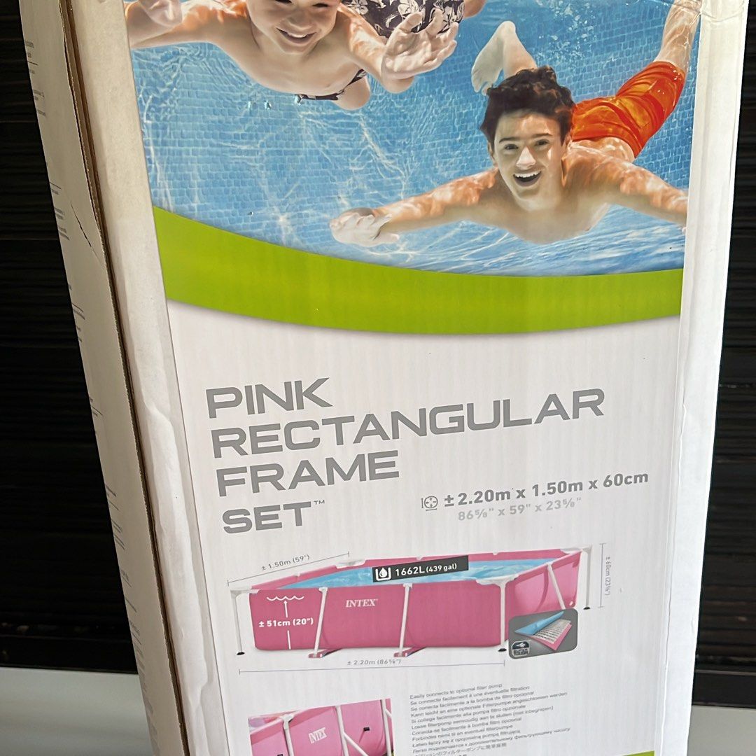 Intex Rectangular Frame Pool, Babies & Kids, Baby Nursery & Kids ...