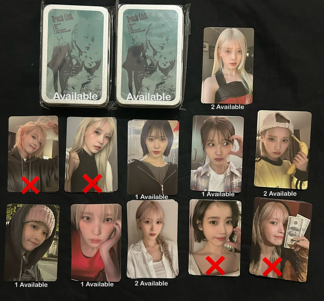 IU HER World Tour Photocard Set (Tingi), Hobbies & Toys, Memorabilia ...