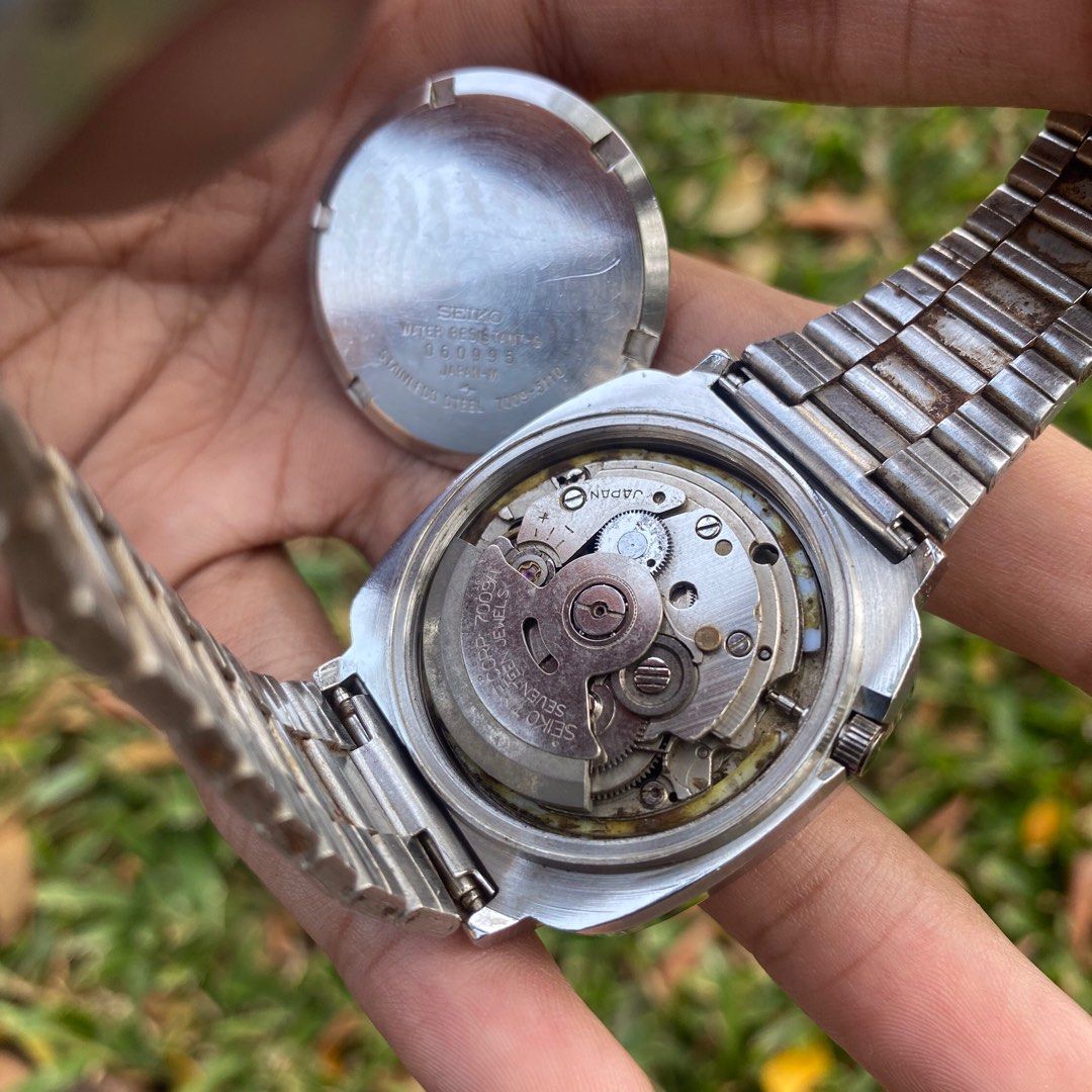 Jam tangan vintage Seiko 5 Tv Automatic jadul kuno antik classic, Fesyen Pria, Jam Tangan di ...