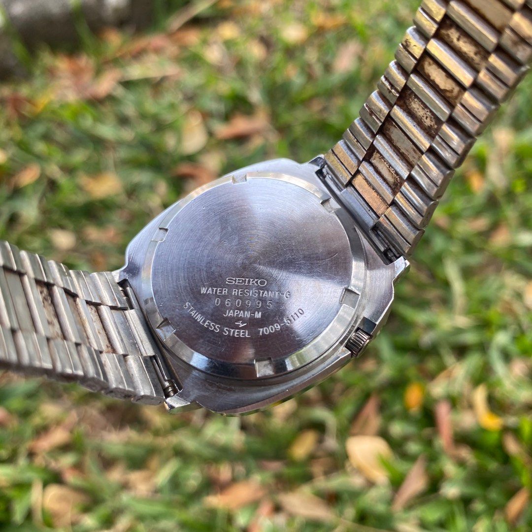 Jam tangan vintage Seiko 5 Tv Automatic jadul kuno antik classic, Fesyen Pria, Jam Tangan di ...