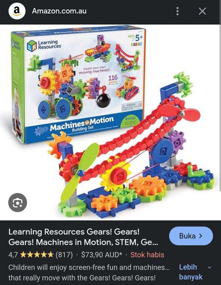 Learning Resources machines in motion building set gears gears, Toys ...