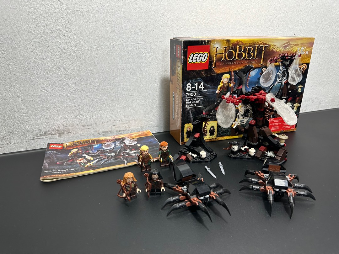 Lego Lord Of The Rings 79001 - Escape from Mirkwood Spiders, Hobbies ...