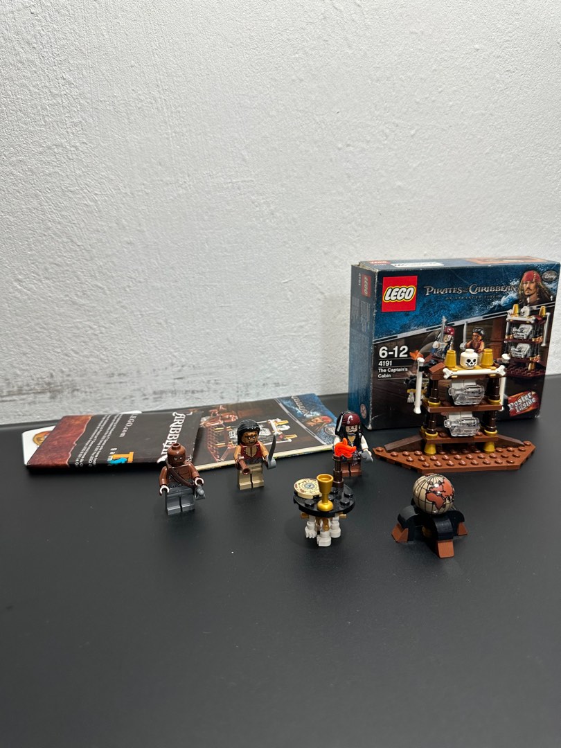 Lego Pirates of The Caribbean 4191 - The Captain’s Cabin, Hobbies ...