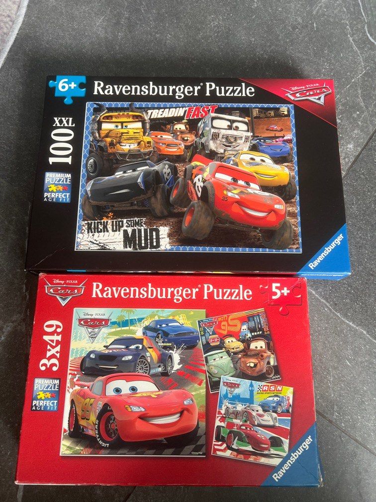 Lightning mcqueen puzzles, Hobbies & Toys, Toys & Games on Carousell
