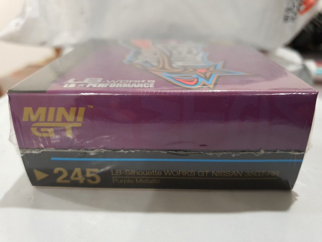 Mini GT Liberty Walk (LB Works) Nissan GT-R R35 (Purple Metallic) #245 ...