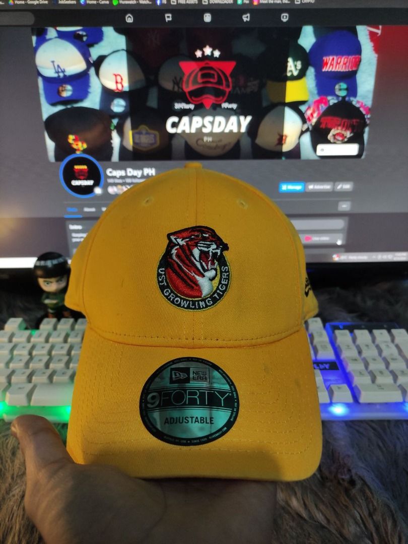 New Era UST Growling Tigers UAAP 9Forty Adjustable Cap, Men's Fashion ...