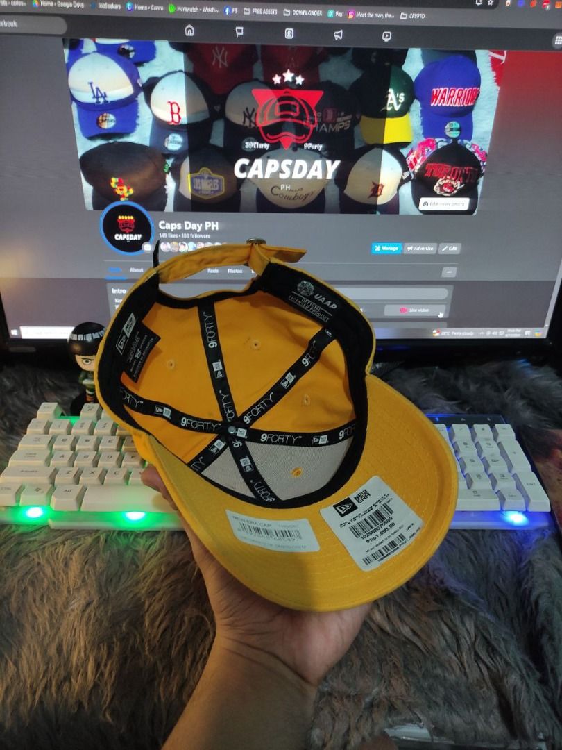 New Era UST Growling Tigers UAAP 9Forty Adjustable Cap, Men's Fashion ...