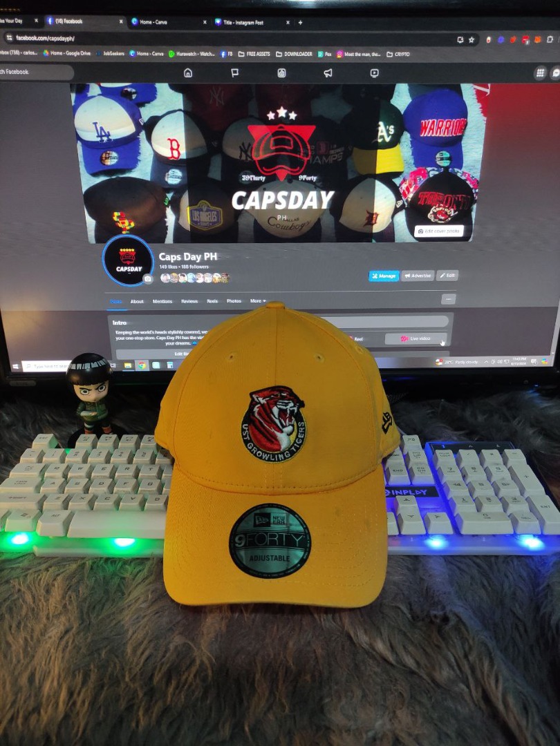 New Era UST Growling Tigers UAAP 9Forty Adjustable Cap, Men's Fashion ...