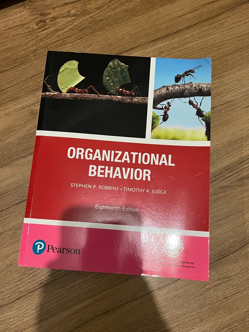 Organizational Behavior 18th Edition Stephen P. Robbins and Timothy A ...