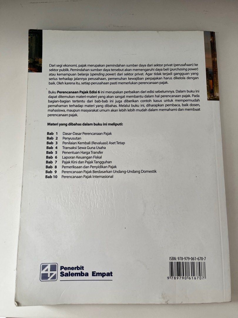 (ORIGINAL) BUKU PERENCANAAN PAJAK EDISI 6 ERLY SUANDY, Buku & Alat ...