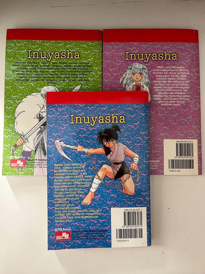 (ORIGINAL) KOMIK INUYASHA, Buku & Alat Tulis, Komik dan Manga di Carousell