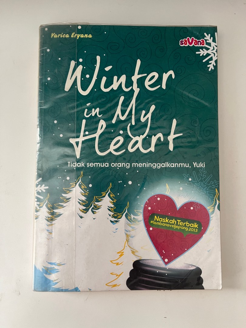 (ORIGINAL) NOVEL WINTER IN MY HEART BY YARICA ERYANA, Buku & Alat Tulis ...
