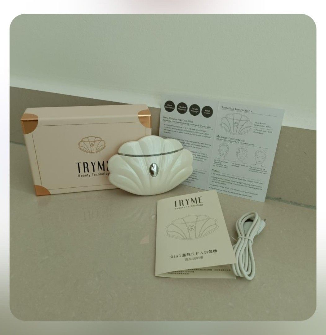 Original Tryme 2in1 Face Massager, Beauty & Personal Care, Face, Face ...