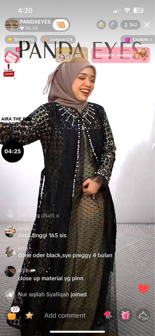 Pandaeyes dress jubah, Women's Fashion, Dresses & Sets, Dresses on Carousell