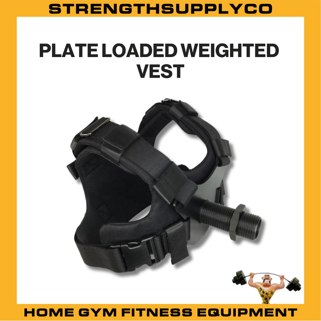 Plate Loaded Weighted Vest, Sports Equipment, Exercise & Fitness ...