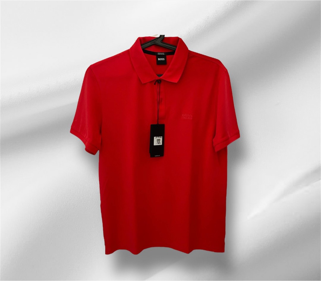 Polo shirt BOSS red, Men's Fashion, Tops & Sets, Tshirts & Polo Shirts ...