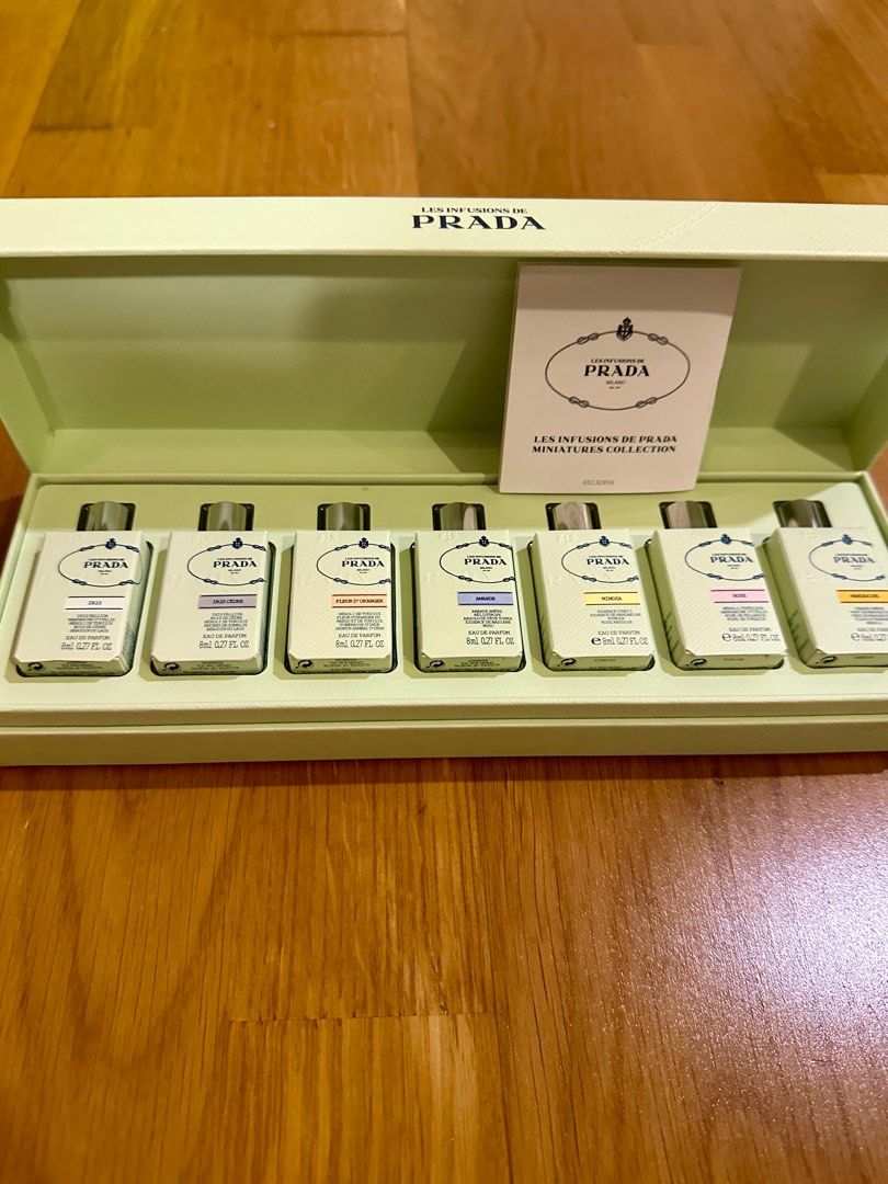 Prada miniature Perfume 8ml set of 7, Beauty & Personal Care, Fragrance ...