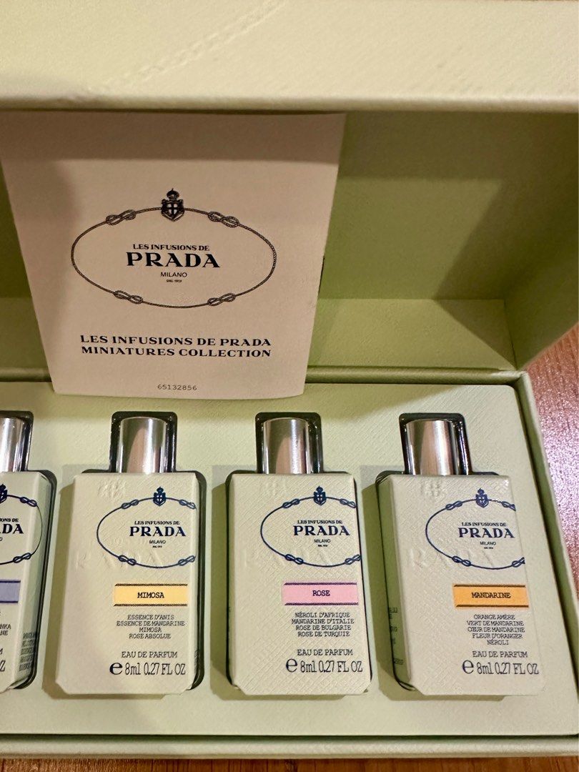 Prada miniature Perfume 8ml set of 7, Beauty & Personal Care, Fragrance ...