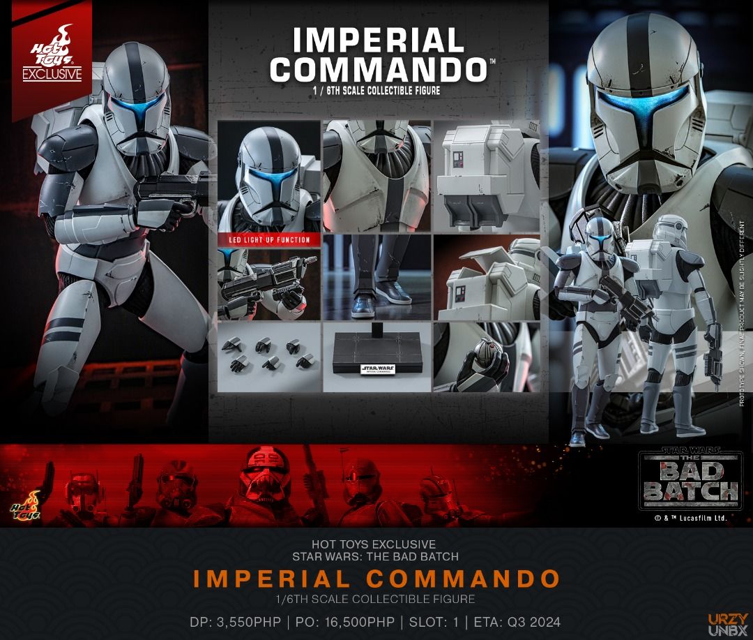 PRE-ORDER | Star Wars: The Bad Batch - 1/6th scale Imperial Commando ...