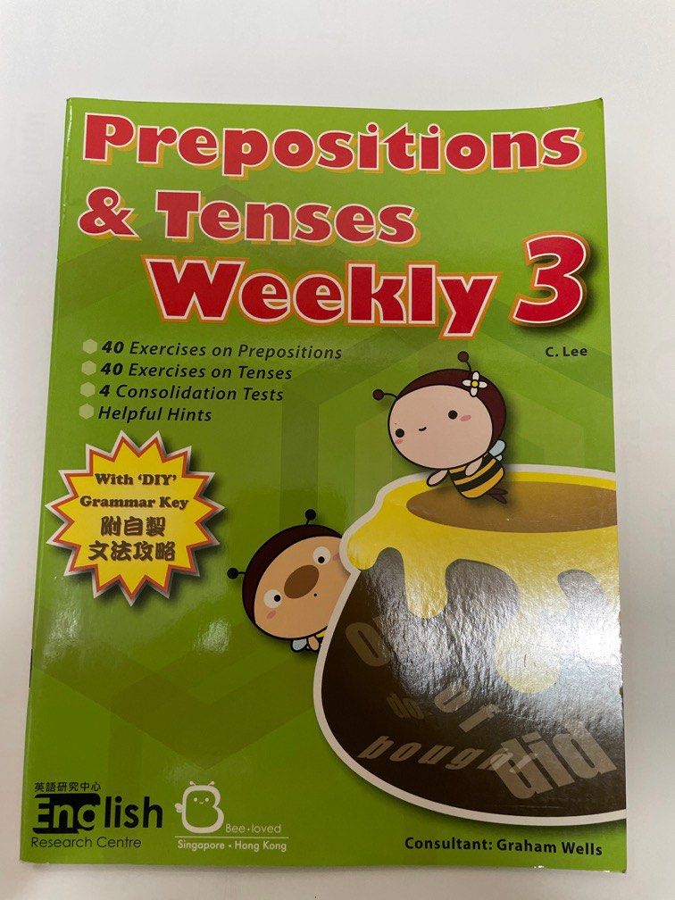 Prepositions & Tenses Weekly 3, 興趣及遊戲, 書本 & 文具, 教科書 - Carousell