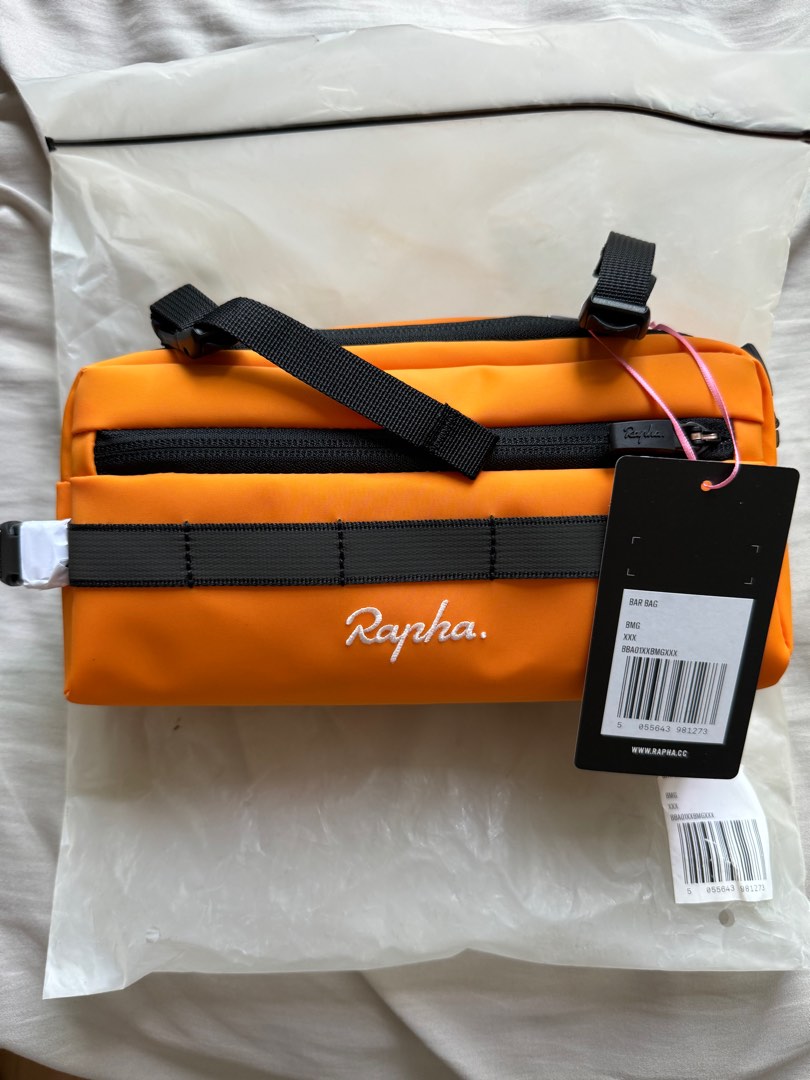 Rapha Bar bag (orange), Sports Equipment, Bicycles & Parts, Parts & Accessories on Carousell