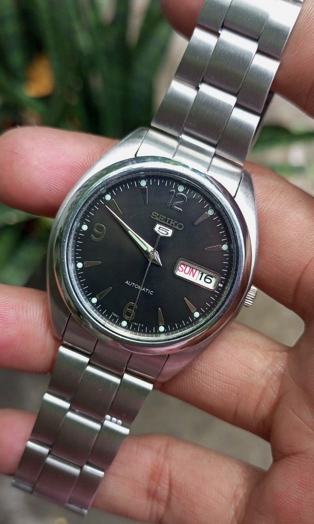 Seiko 5 Explorer Automatic Black dial (7s26-0440), Men's Fashion ...