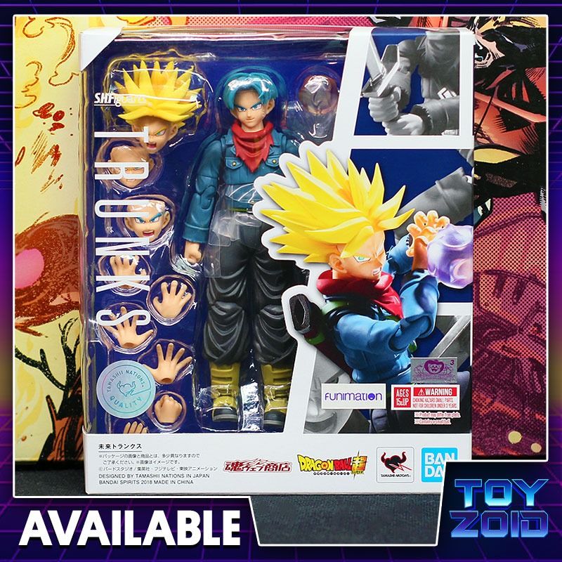 S.H. Figuarts Dragon Ball Super Future Trunks Exclusive SHF DBZ ...