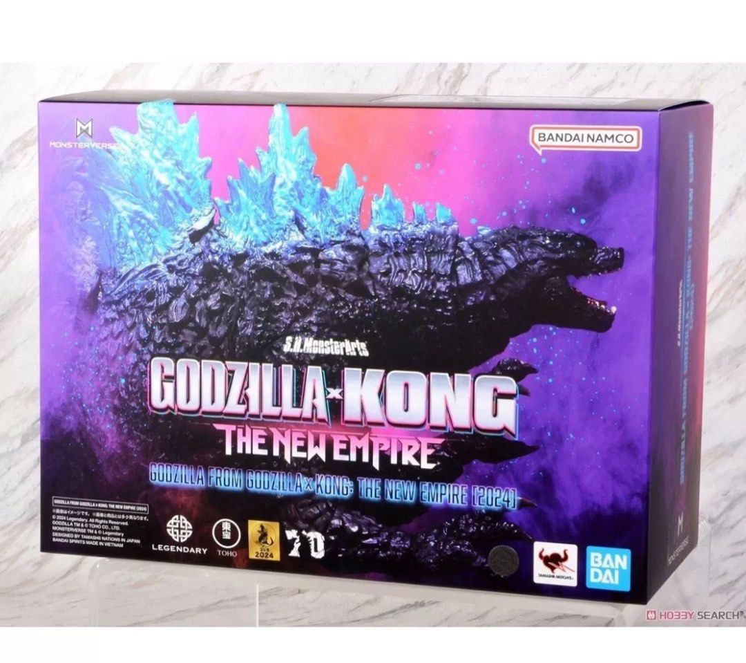 s.h.monsterarts shm godzilla the new empire from godzilla x kong not ...