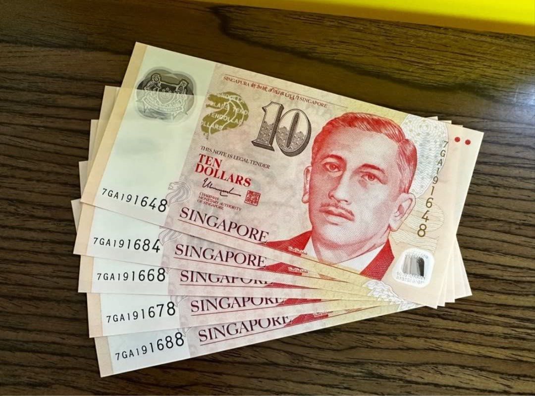 Singapore Note $10 nice numbers, Hobbies & Toys, Memorabilia ...