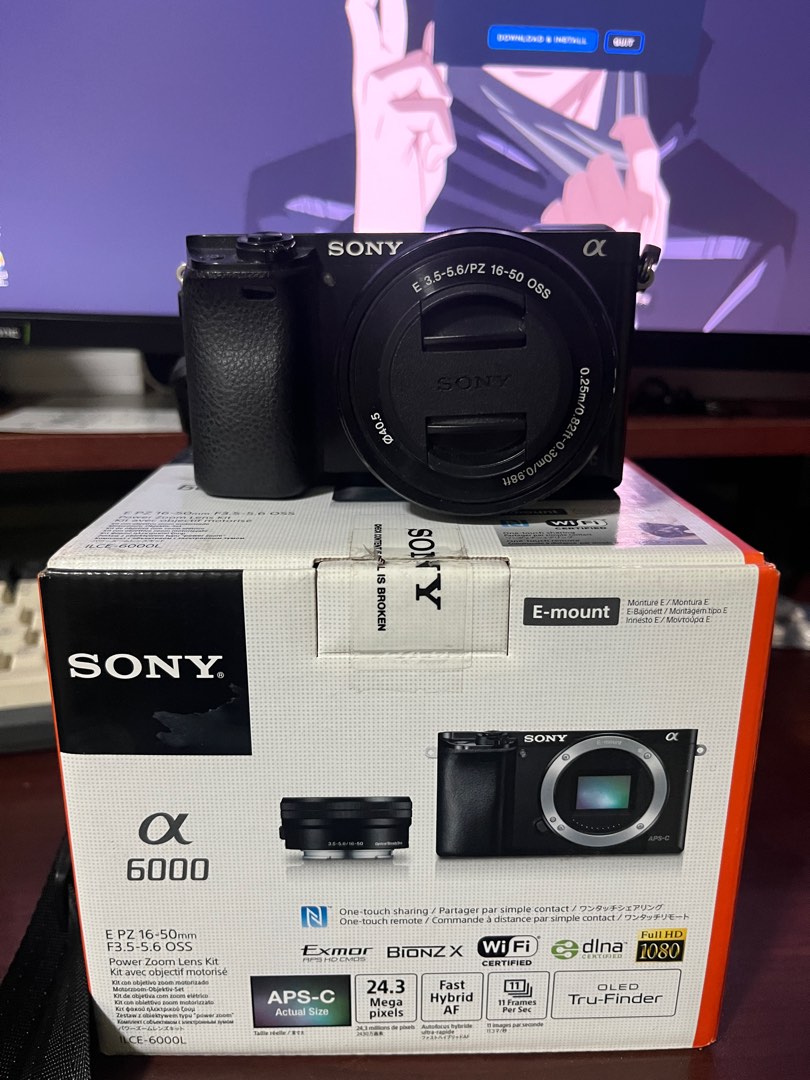 Sony A6000 Mirrorless Camera, Photography, Cameras on Carousell