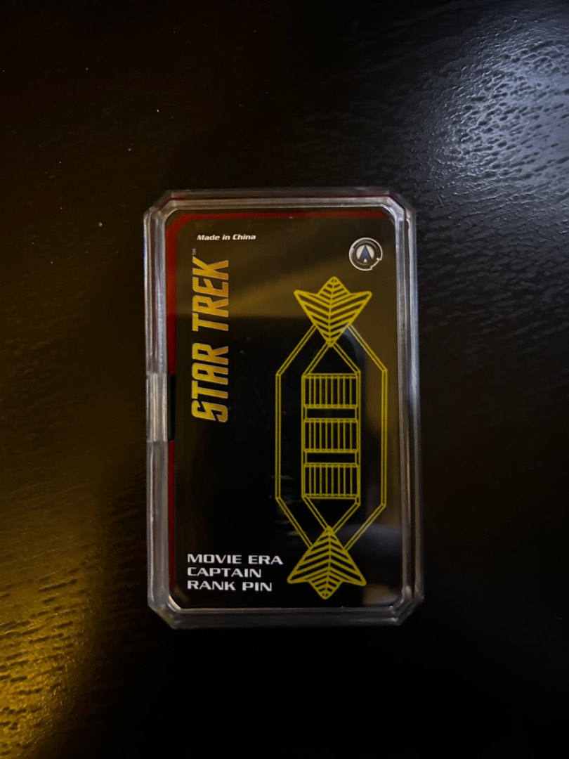 Star Trek Movie Era Captain Rank Pin, Hobbies & Toys, Collectibles ...