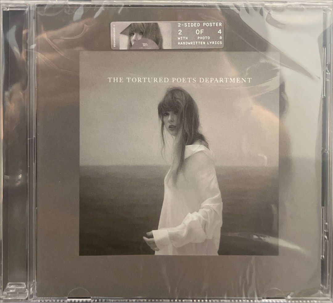 Taylor Swift TTPD - The Albatross US Deluxe CD + 2 Sided Poster with ...