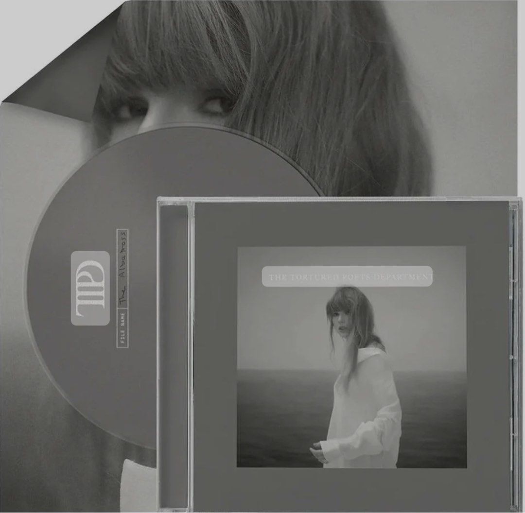 Taylor Swift TTPD - The Albatross US Deluxe CD + 2 Sided Poster with ...