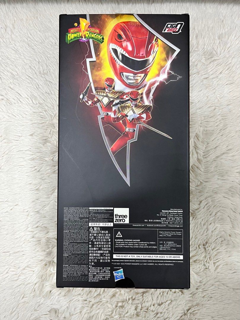 Threezero Dragon Shield Red Ranger, Hobbies & Toys, Toys & Games on ...