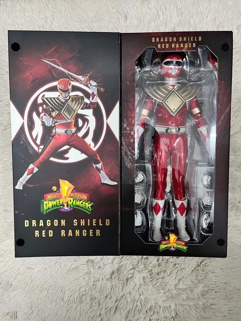 Threezero Dragon Shield Red Ranger, Hobbies & Toys, Toys & Games on ...