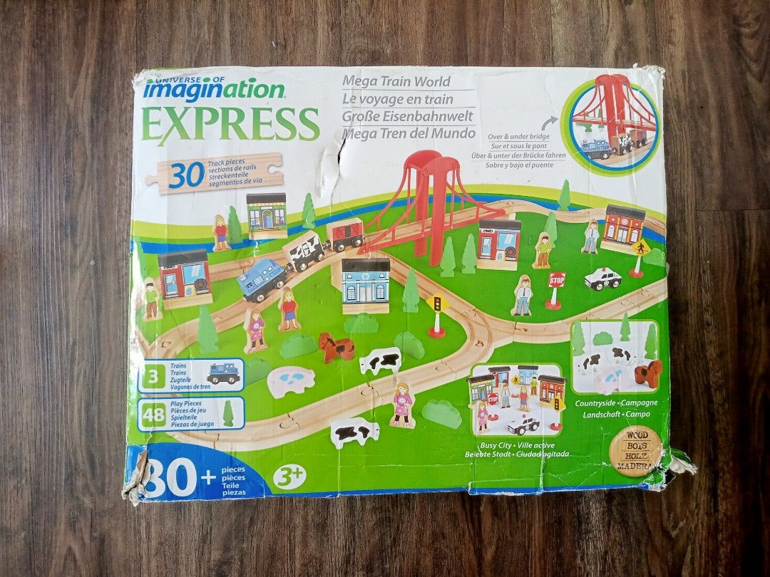 Toys R Us mega train world Imagination Express, Toys & Collectibles ...