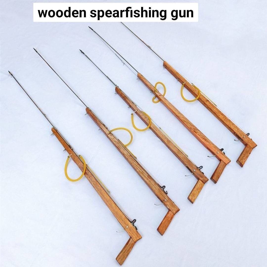 Underwater handmade wooden spearfishing gun 100% actual photos It's ...