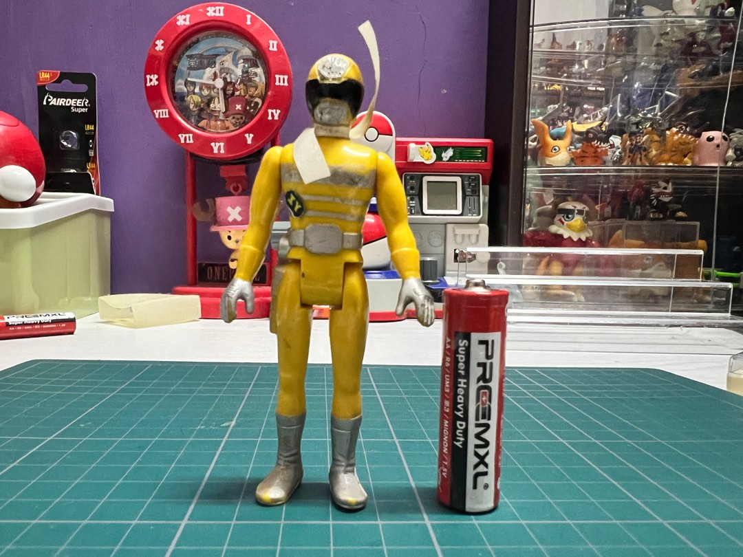 Vintage Popy Japan Super sentai Denjiman Yellow, Hobbies & Toys, Toys ...