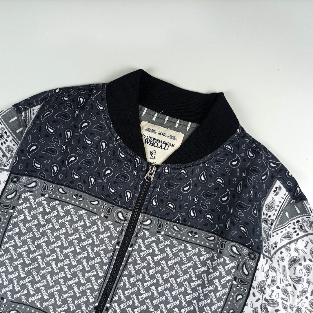 Who Au Coca Cola Paisley A023, Fesyen Pria, Pakaian , Baju Luaran di ...